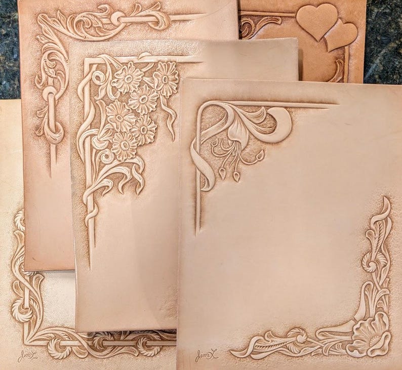 Classic Corner Patterns for Leather Carving by Jim Linnell ...