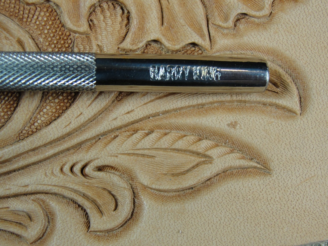 Stainless Steel Barry King - #1 Arched Lined Veiner Stamp (leather ...