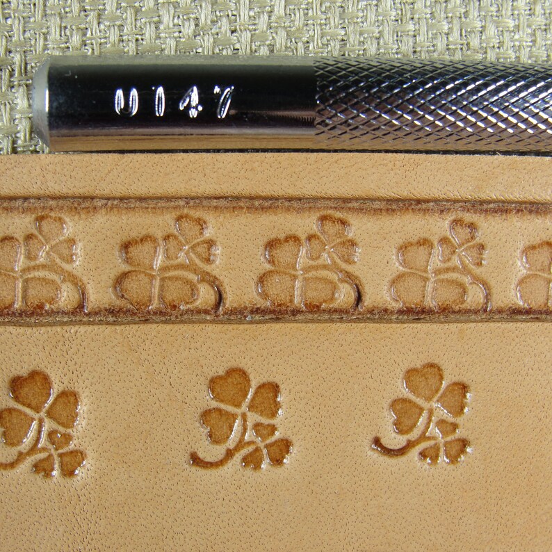 Japan Select - #O147 Clover Leaf Stamp (leather Stamping Tool) - Etsy