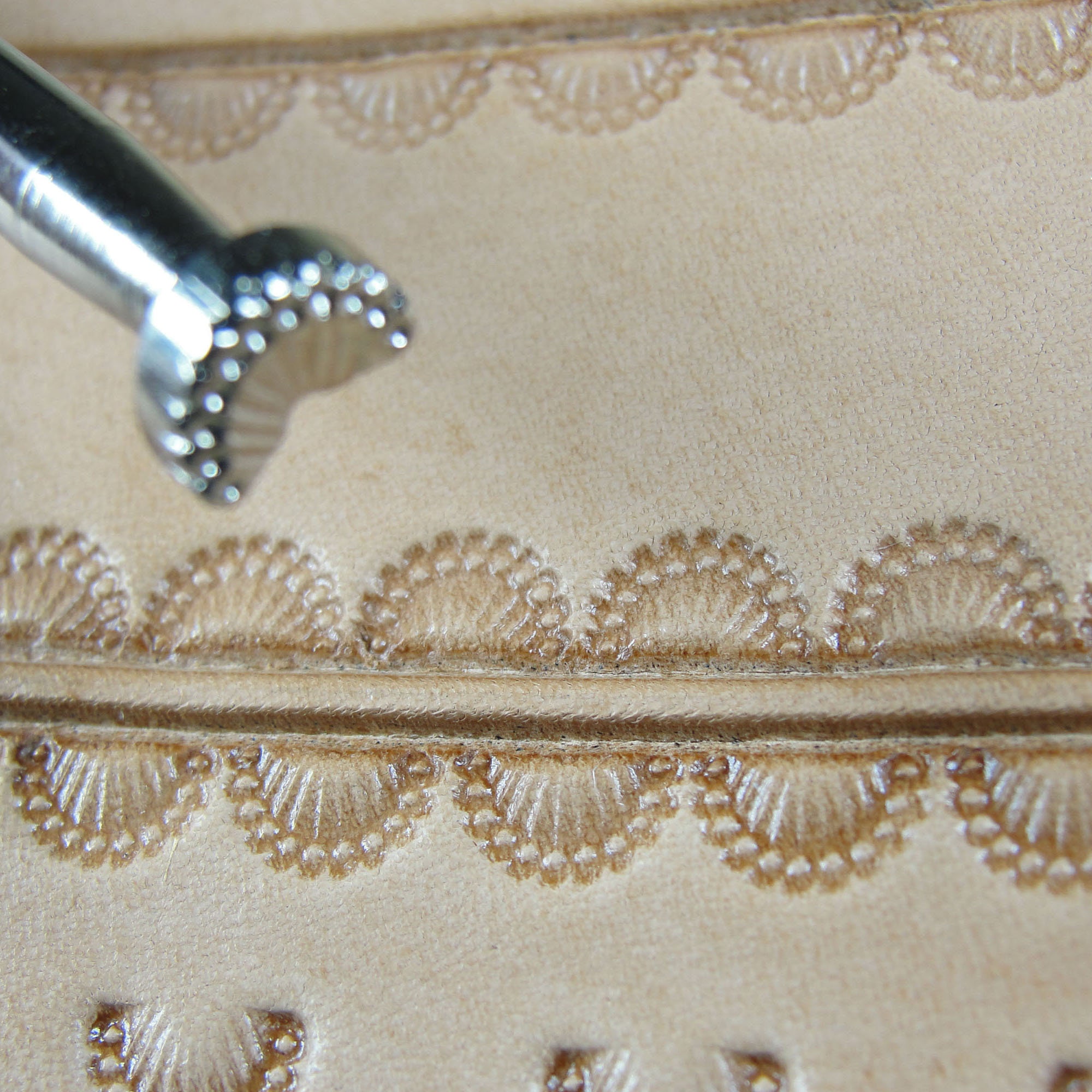 Leather Stamping Tool D434 Small 11-seed Border Stamp | Etsy