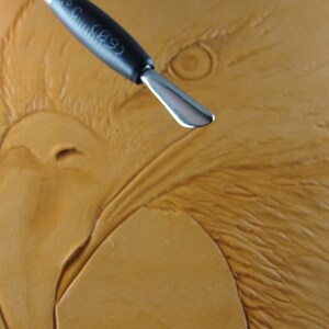 Pro Modeling Spoon/wedge for Leathercraft, Stainless Steel, Leather ...