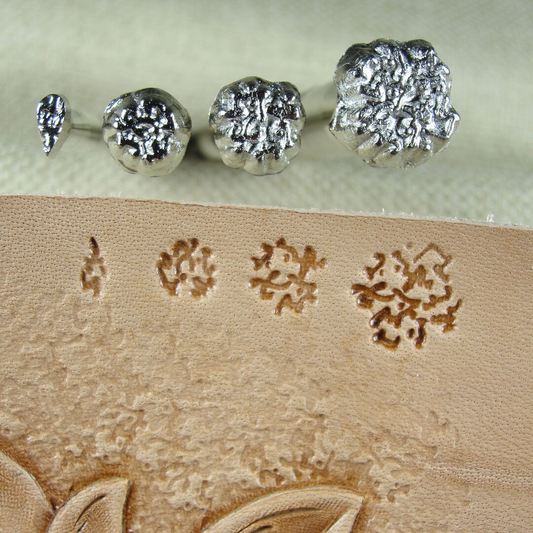 Leather Stamping Tools - 4-piece Background Stamp Set - Etsy