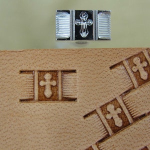 Small Cross Basket Weave Leather Stamp, Stainless Steel Leather ...