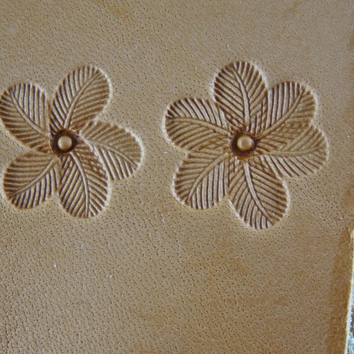 Japan Select - #O75/O76 Curved Sunburst Stamp Set (2 Leather Stamping ...