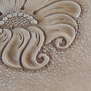 3-piece Pebble Background Leather Stamp Set, Stainless Steel Leather ...