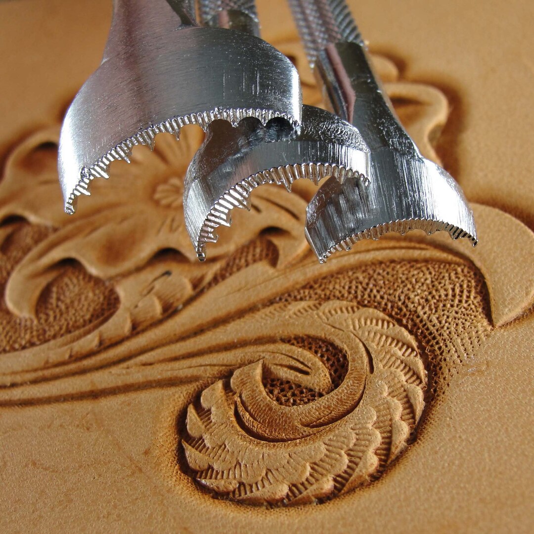 Steel Craft Japan - Scalloped Veiner Stamp Set (3-piece Set, Leather ...