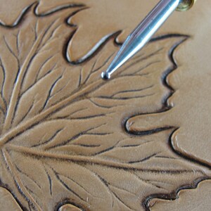 Modeling Spoon & Stylus Tool for Leathercraft, Wooden Handle - Leather ...