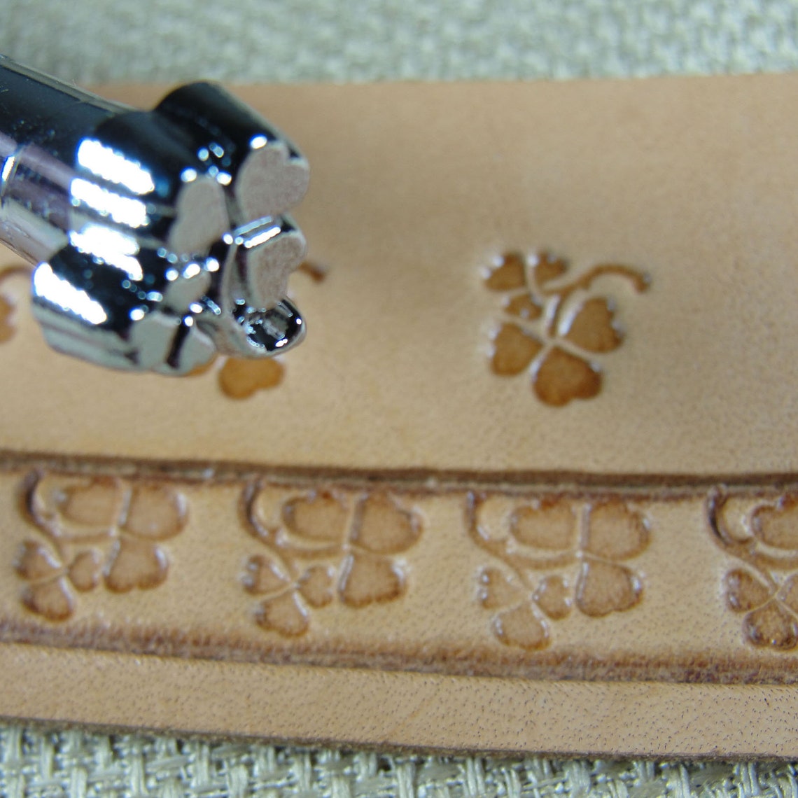 Japan Select O147 Clover Leaf Stamp leather Stamping Tool - Etsy