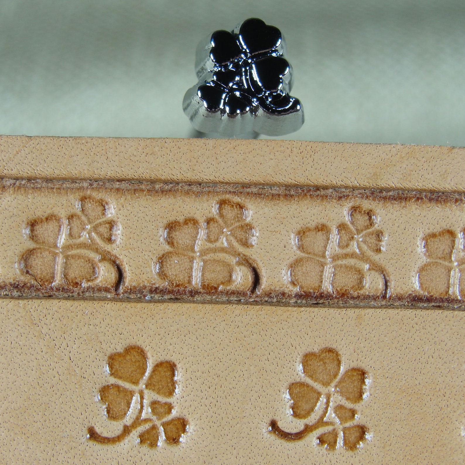Japan Select O147 Clover Leaf Stamp leather Stamping Tool - Etsy
