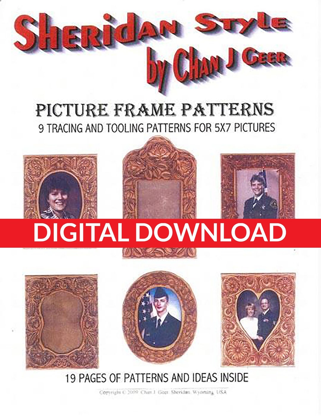 Sheridan Style Picture Frame Patterns by Chan Geer (leather Pattern ...