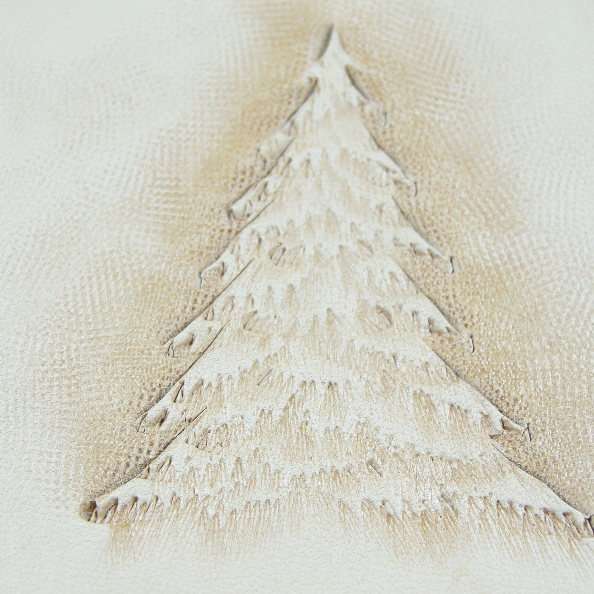 Leather Stamping Tools 2-piece Pine Tree Figure Carving - Etsy