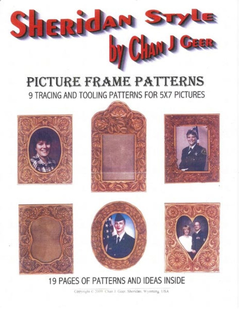 Sheridan Style Picture Frame Patterns by Chan Geer (leather Pattern ...