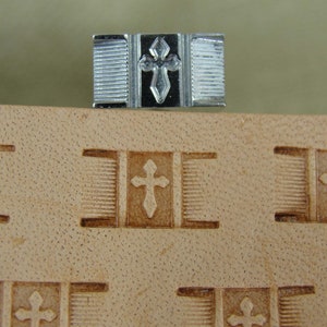 Cross Basket Weave Leather Stamp, Stainless Steel Leather Stamping Tool ...