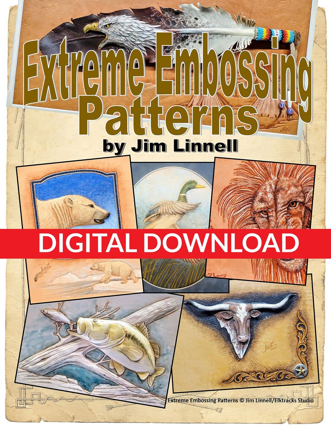 Extreme Embossing Patterns for Leather Carving by Jim Linnell ...