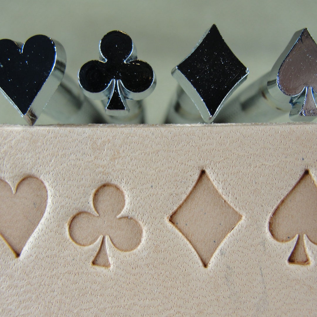 Craft Japan - Playing Card Suits Set (4 Leather Stamping Tools) - Etsy