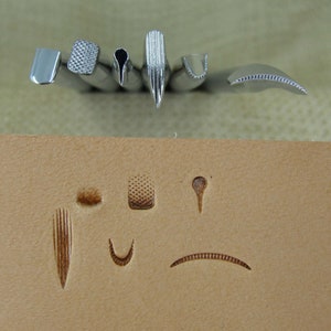 Next Level Leather Stamping & Modeling Set - 6 Leathercraft Stamping ...