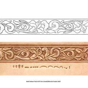 Jim Linnell - Belts Pattern Pack #2, Classic Western Style ...