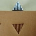 Craft Japan - Small Leaf Liner Stamp, Lined Triangle (leather Stamping ...