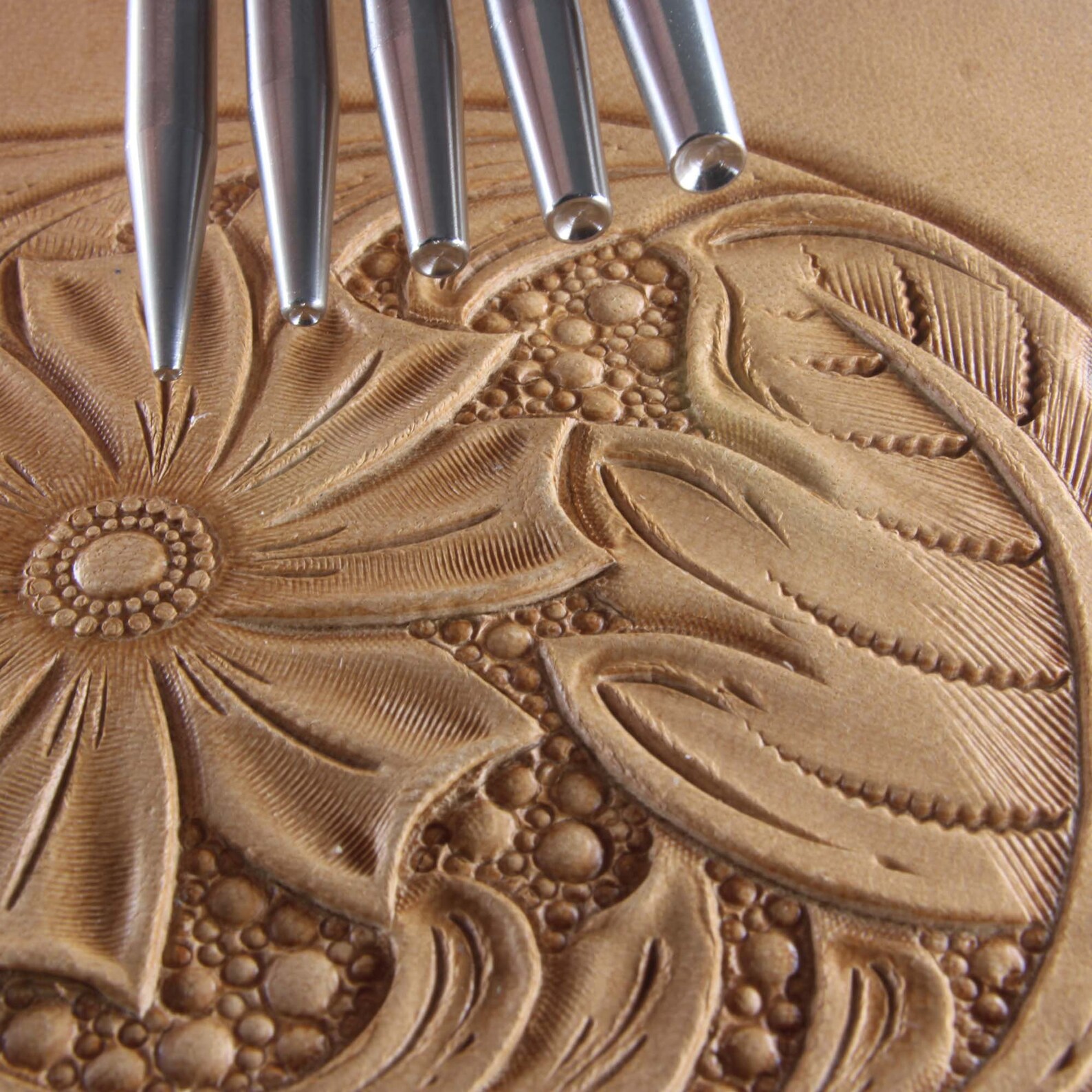 5-piece Seeder Leather Stamp Set, Stainless Steel Leather Stamping ...