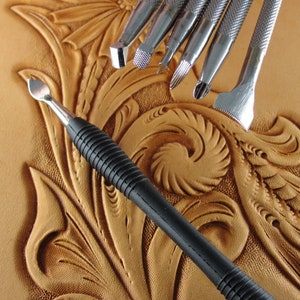 Next Level Leather Stamping & Modeling Set - 6 Leathercraft Stamping ...