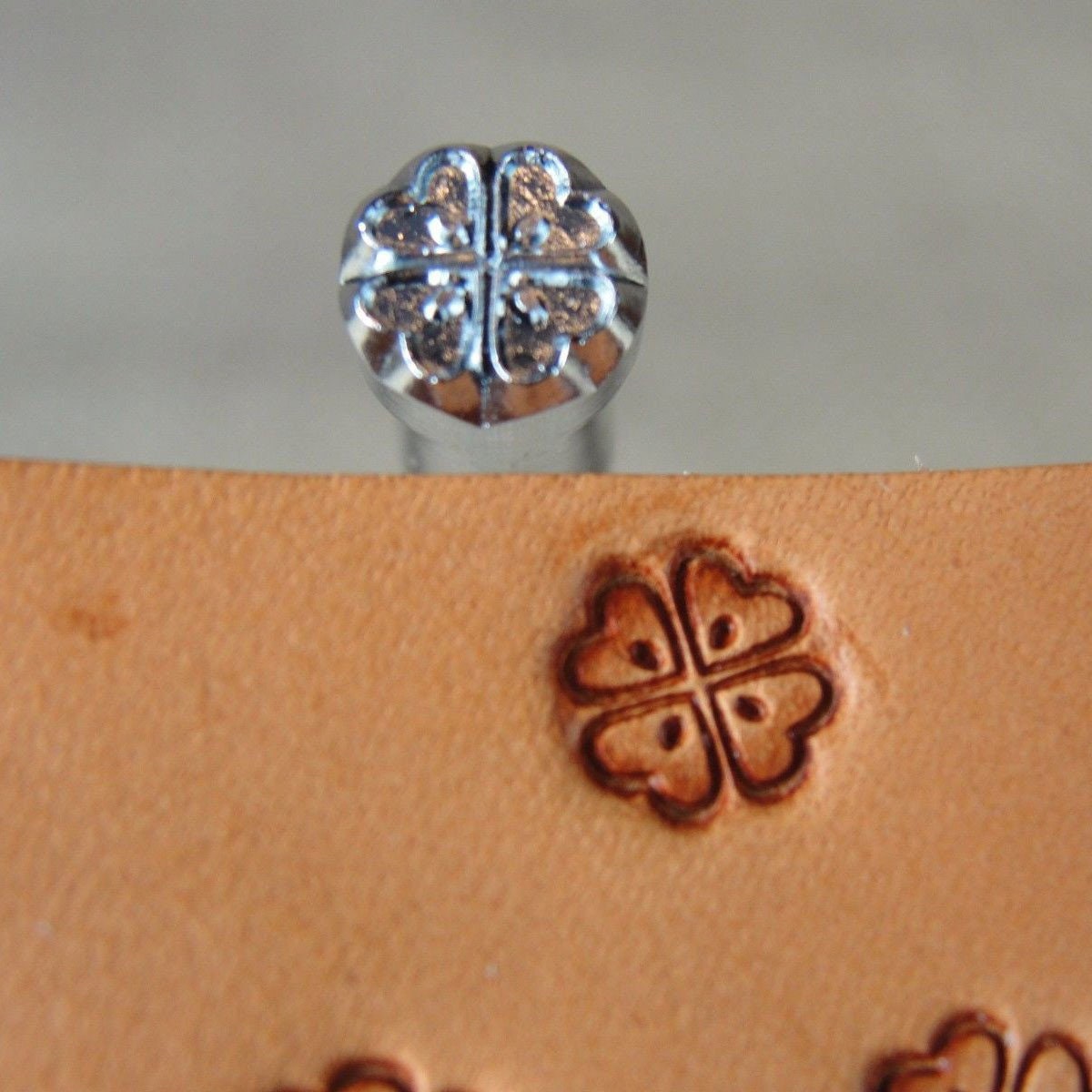 Craft Japan O8-2 Four Leaf Clover Stamp leather Stamping - Etsy