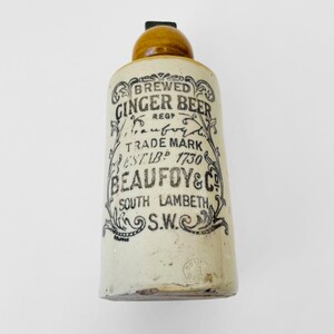 Antique Late 19th Century Stoneware English Ginger Beer Bottles Set - Etsy