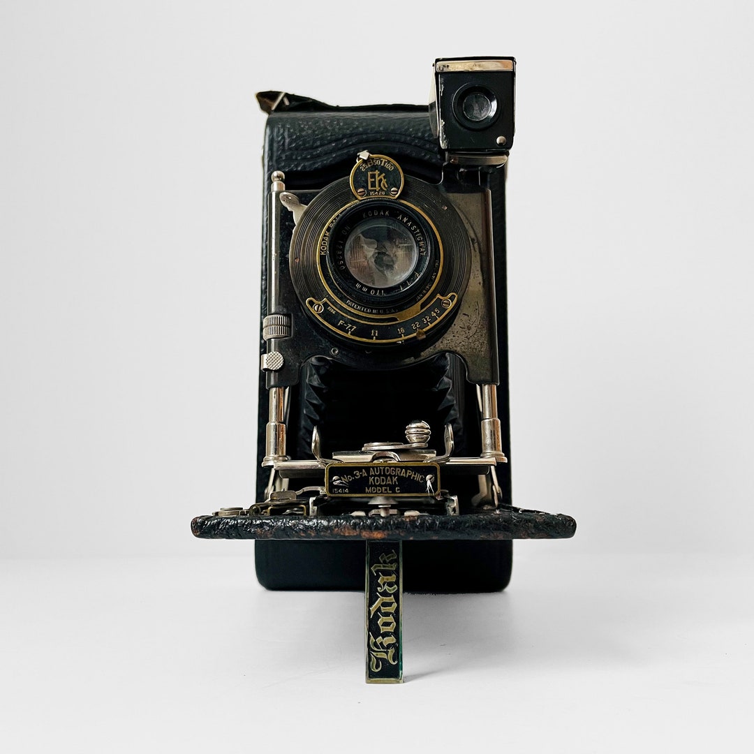 Antique, Early 1900s, Kodak No.3a, Folding, Pocket, Autographic, Camera ...