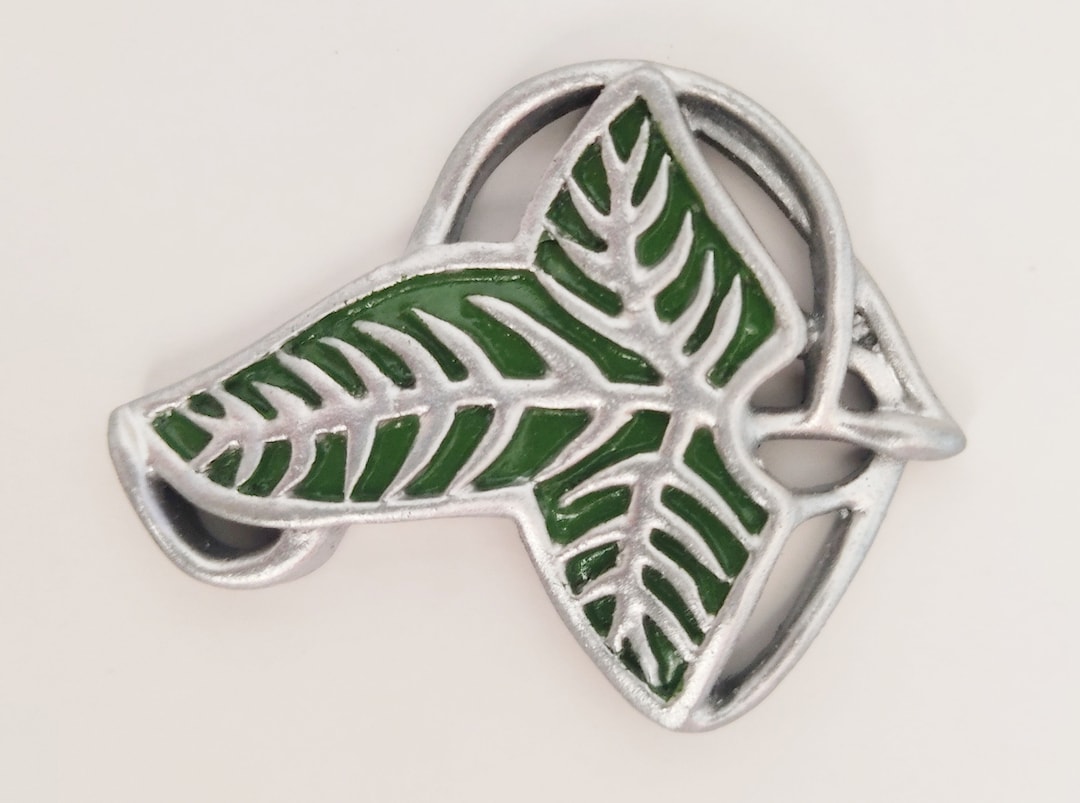 Lorien, Mallorn Leaf Magnet, Pin, Lord of the Rings, the Hobbit ...