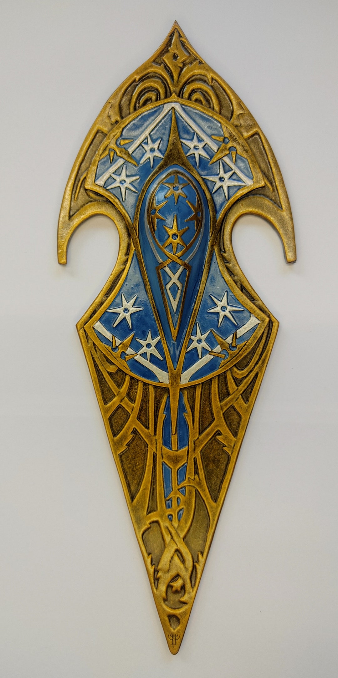 Gil-galads Mini Shield Wall Decor, Tolkiens, Elf, Lady of Light, Lorien ...