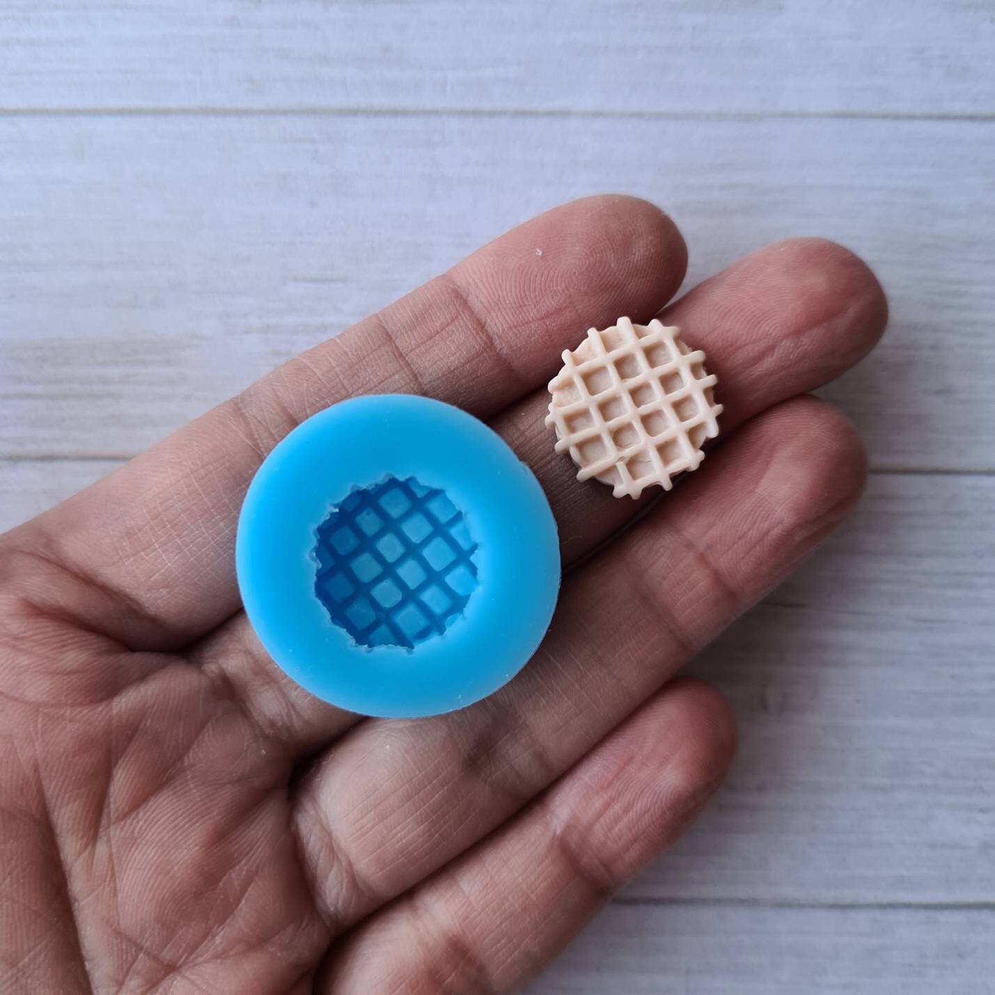 Waffles mould Silicone mould Polymer Clay Mold Soap Mold | Etsy