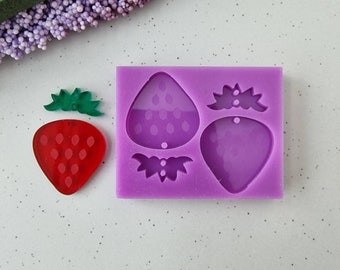 Berry Set 3 3D Silicone Mold Berries Mold Berry Mold Soap - Etsy