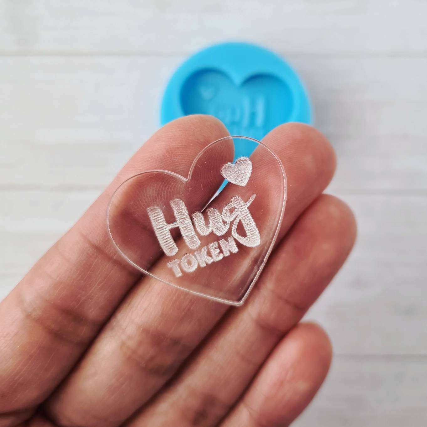 Resin Hug Token Mould 30mm Hug Token Mold Flexible Silicone | Etsy