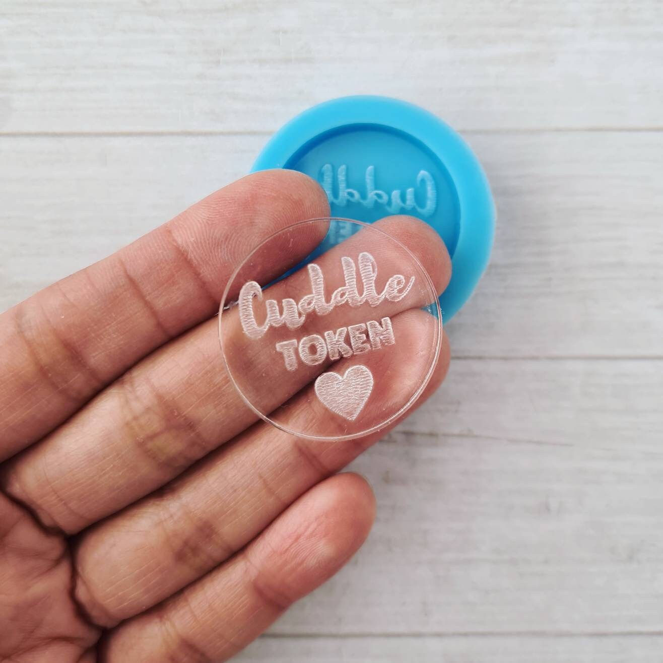 Resin Cuddle Token Mold 30mm Cuddle Mold Flexible Silicone | Etsy