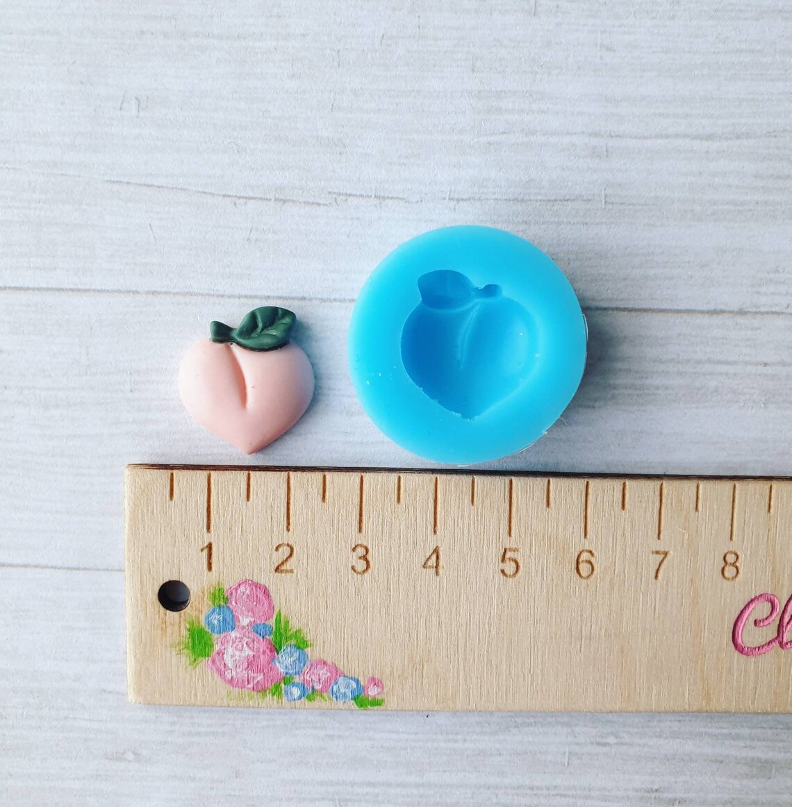 Peach Mold Silicone Moulds Polymer Clay Mold Soap Mold | Etsy