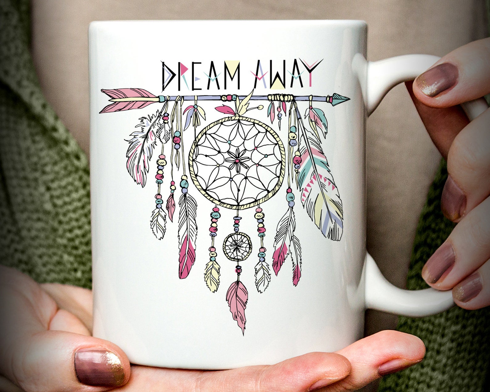 Dream Away Mug Inspirational Mug - Etsy