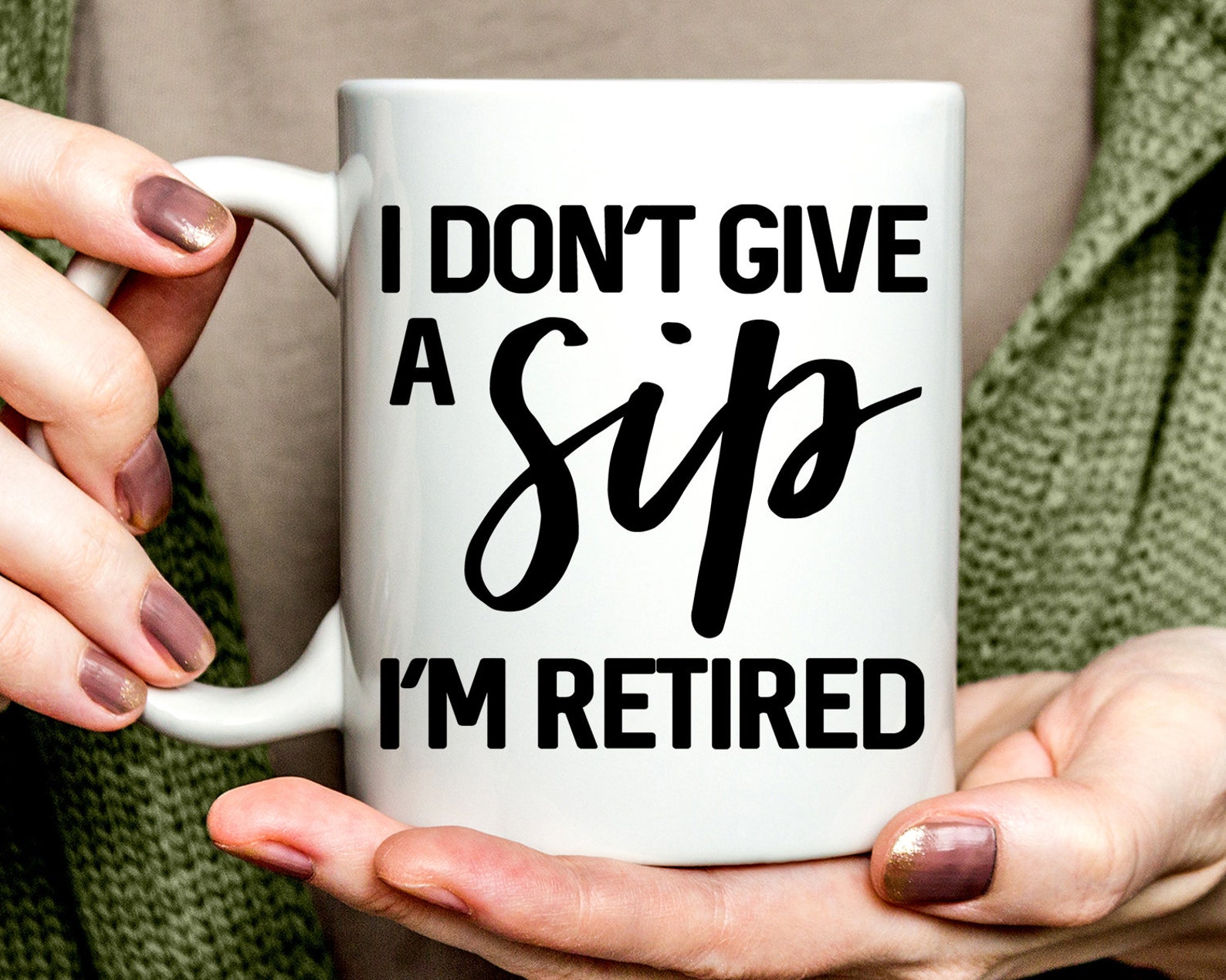 Funny Retirement Coffee Mug Retirement Gift I Don't - Etsy