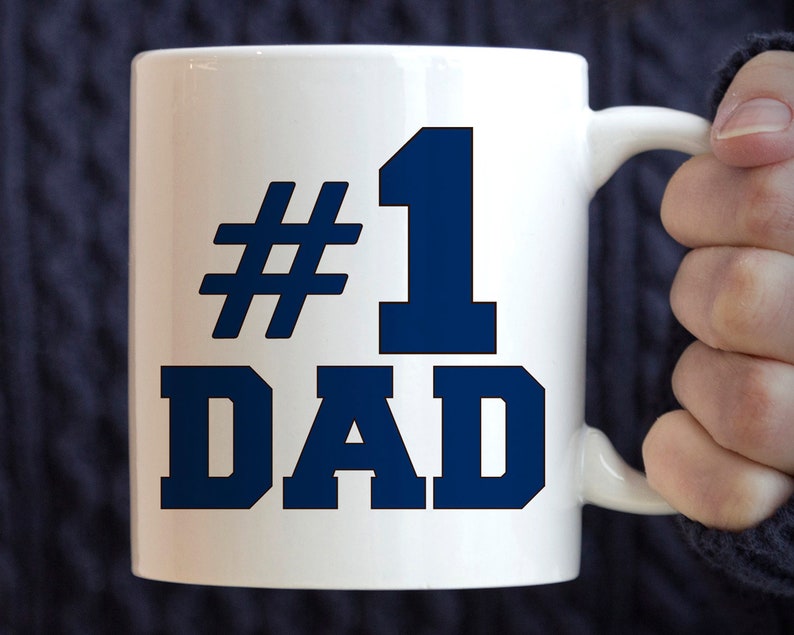 Number 1 Dad Mug Father's Day Mug - Etsy
