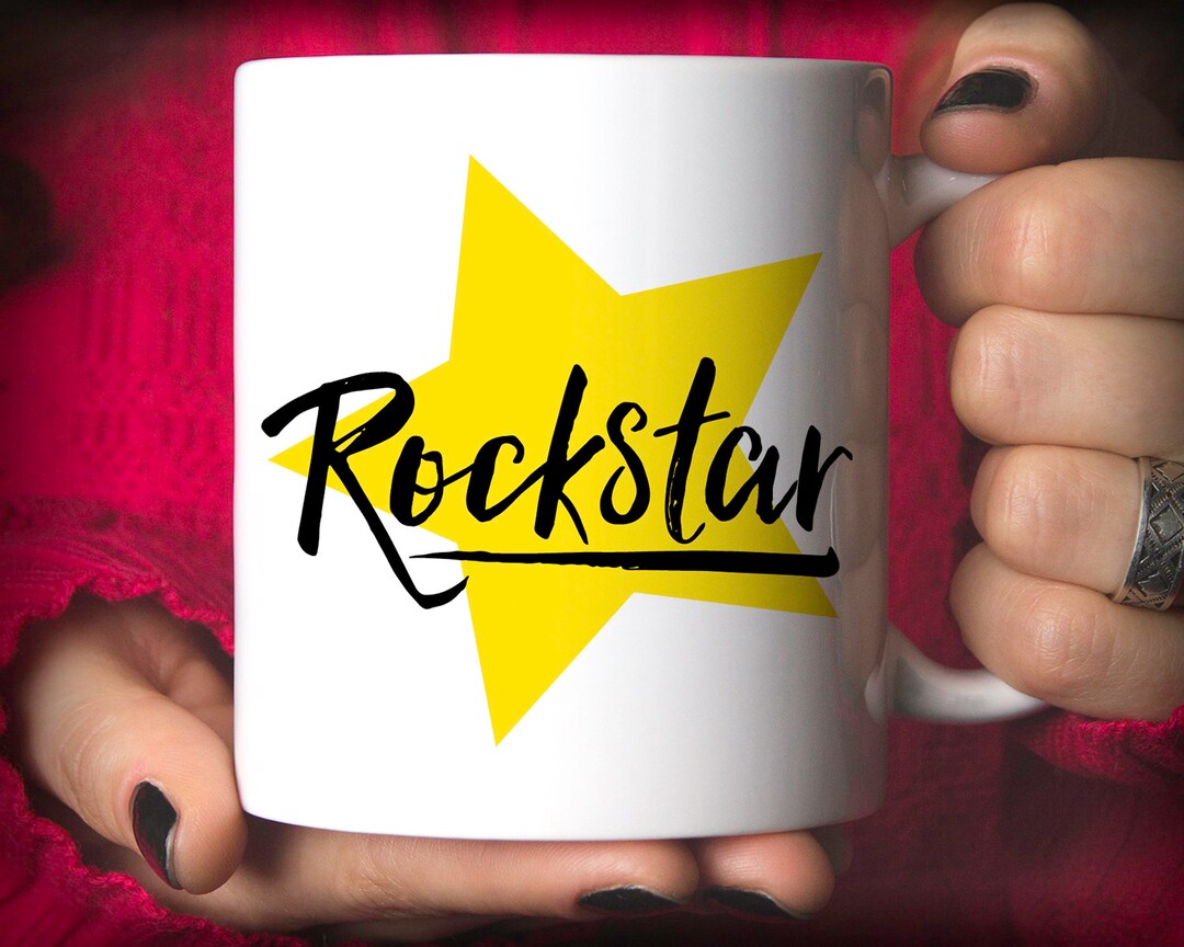 Rock Star Mug | Rockstar Coffee Mug | Musician Gift | Gift for Musician ...