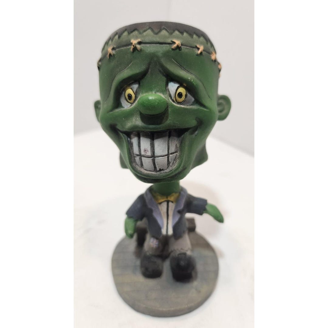 Vintage Frankenstein Monster Goofy Smile Ceramic Bobblehead Nodder ...