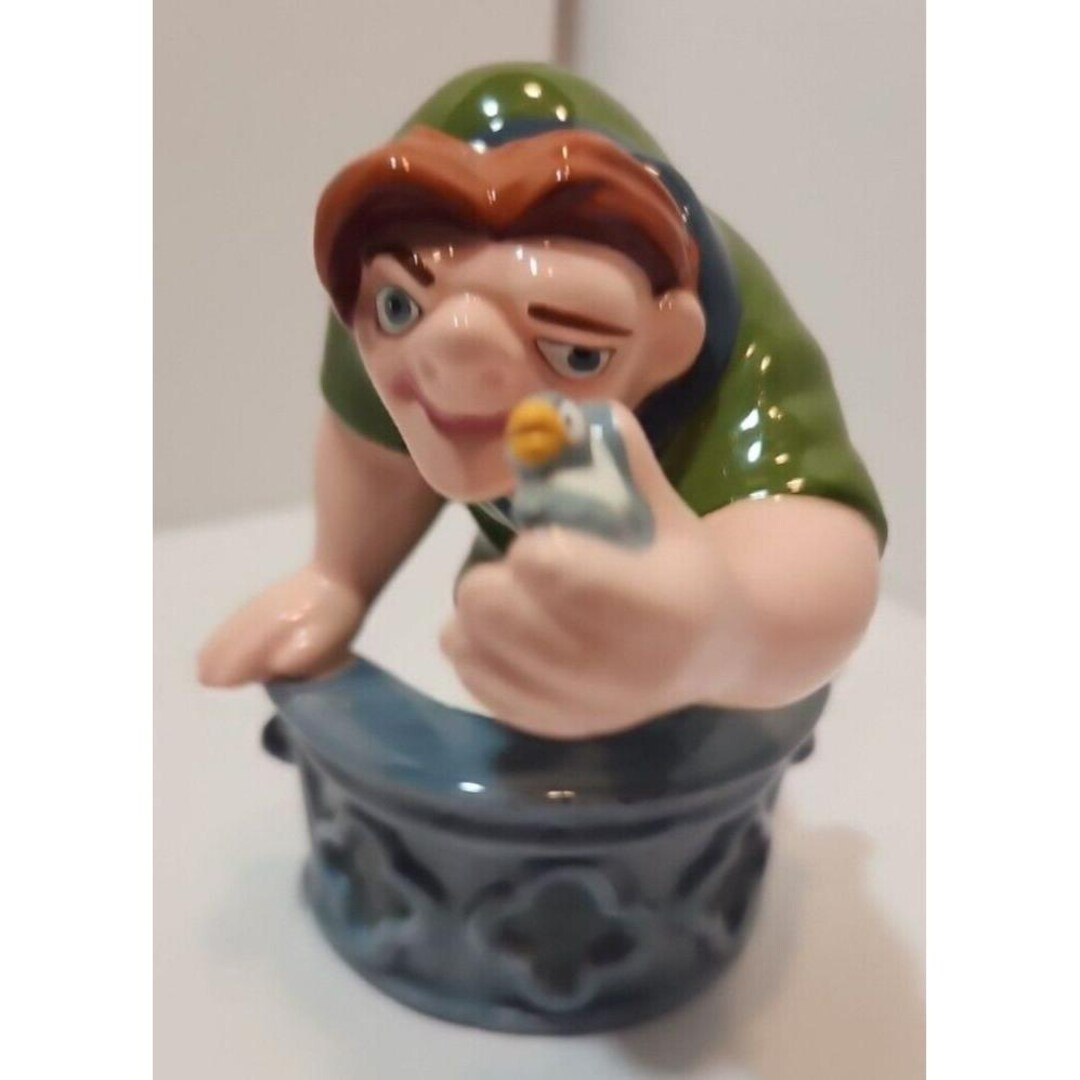 Vintage Disney's Hunchback of Notre Dame 5 Quasimodo W/bird Ceramic ...