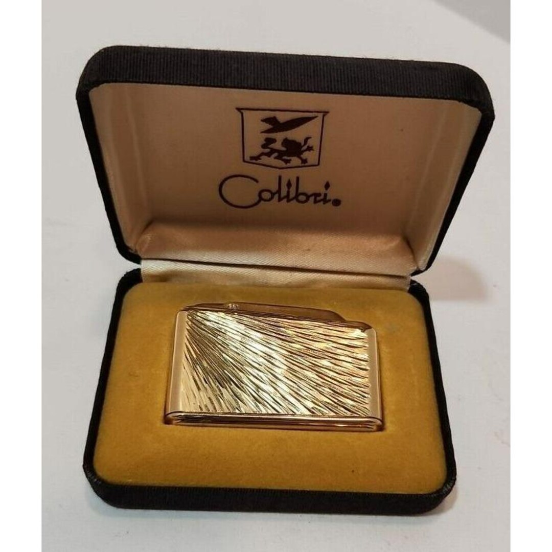 Vintage Colibri Monogas Lighter Made in West Germany Gold Tone New in ...