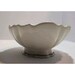 Vtg Teleflora Scalloped Ribbed Shell Gold Rim Footed Bowl Made in Japan ...