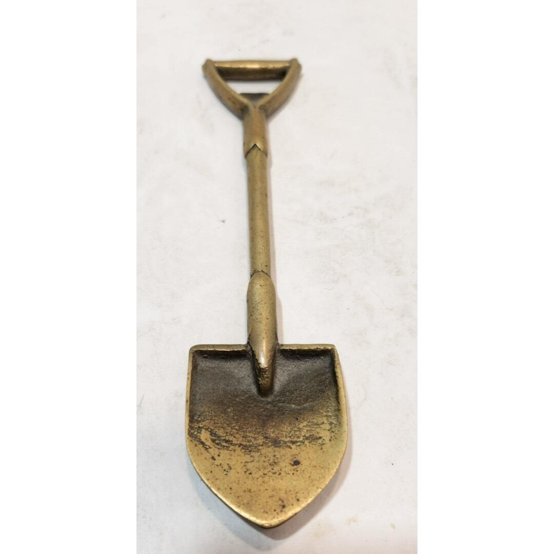 Vintage Mid Century Modern Solid Brass Shovel Bottle Opener Ice Crusher ...