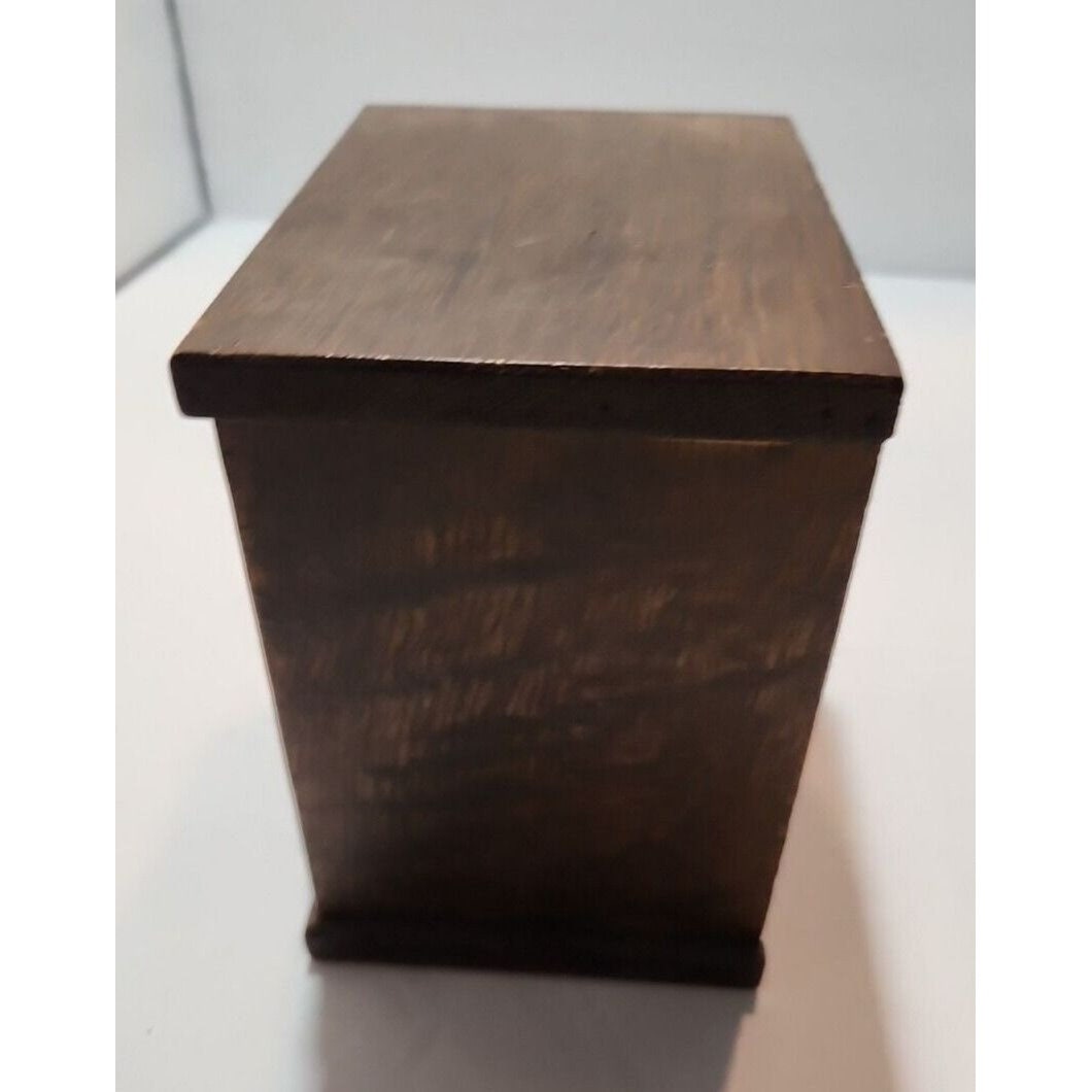 Set of 6 Brown Chest of Drawers Coasters W/ornate Pulls 5.25 Tall by 5 ...