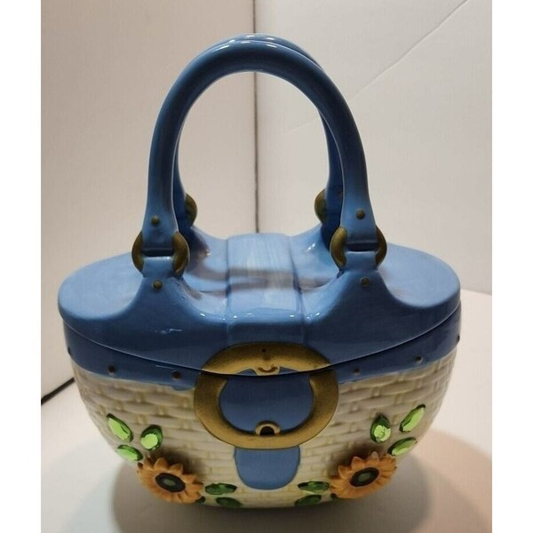 Ceramic Purse Cookie Jar - Etsy