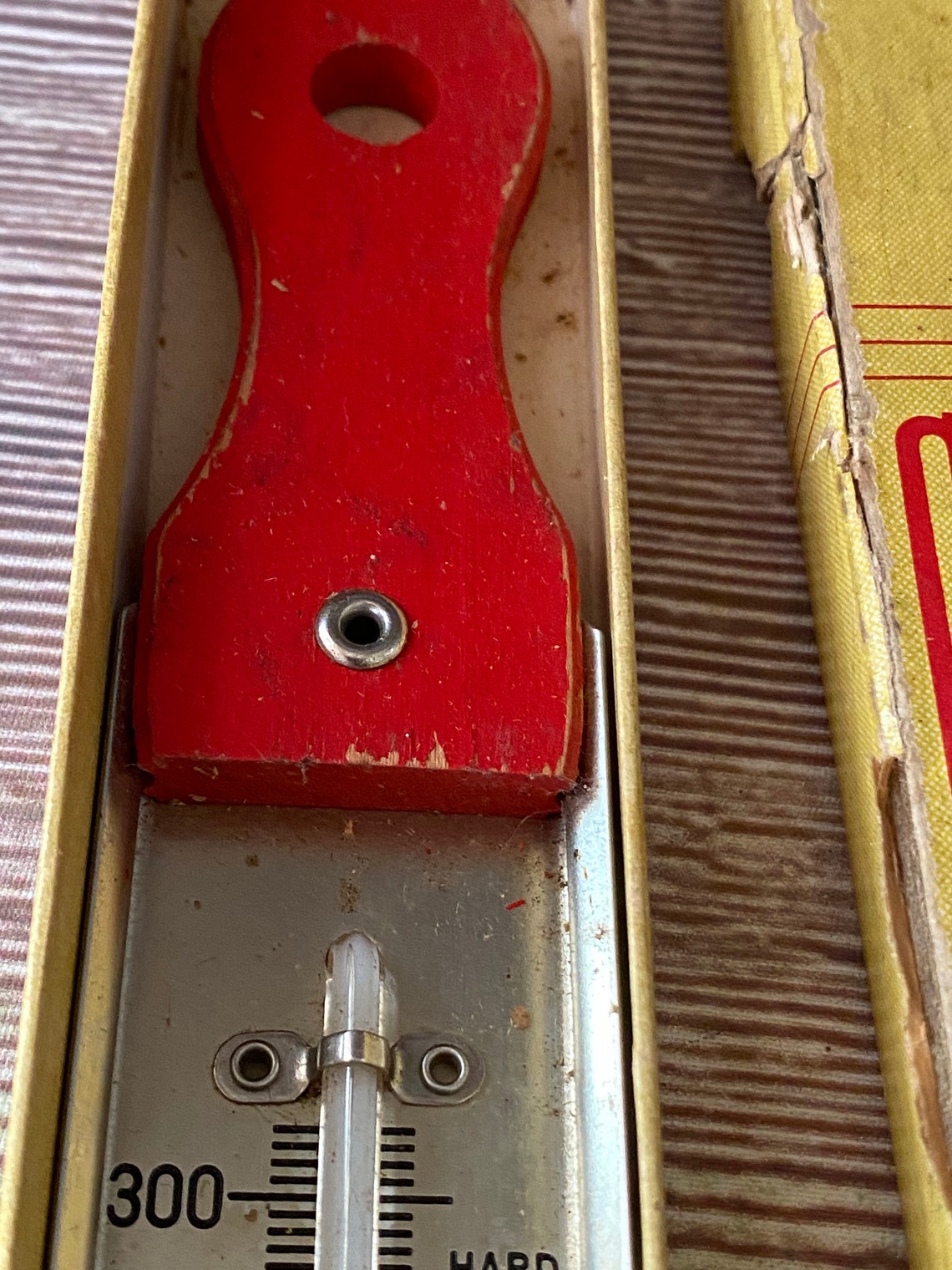 Vintage Taylor Candy Guide Theremometer Red Handle With Box | Etsy