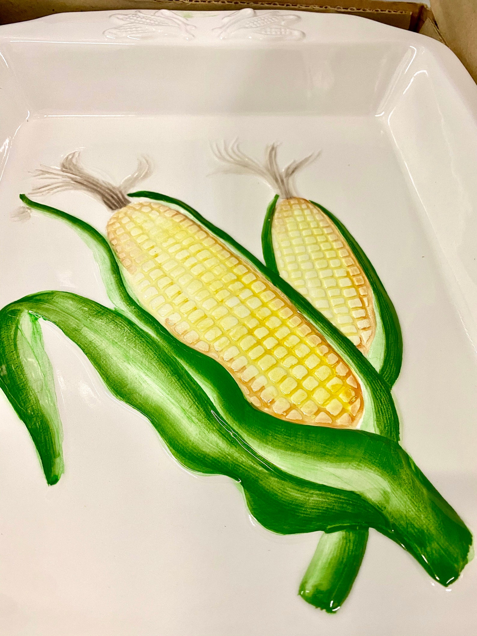Vintage Mid Century Corn on the Cob Large Serving Platter Made - Etsy ...