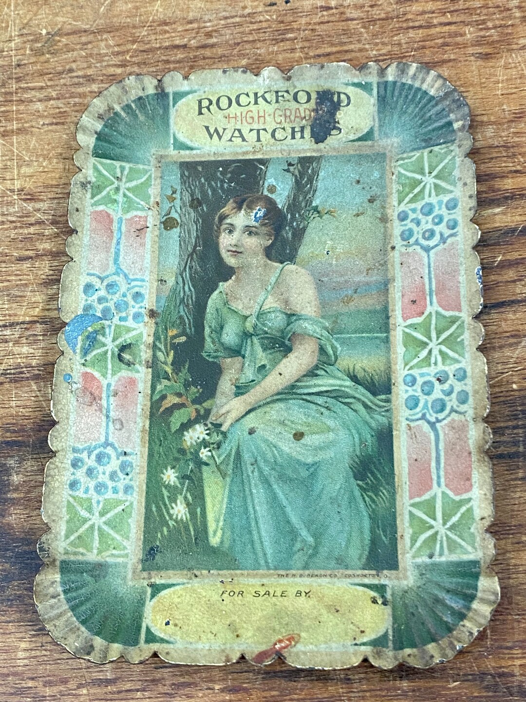 Antique Rockford Watches Metal Advertising Tip Tray - Etsy