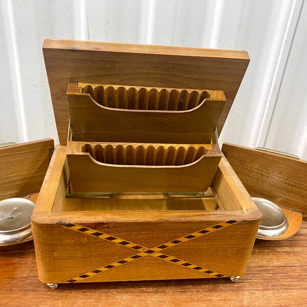 Wooden Cigarette Box - Etsy