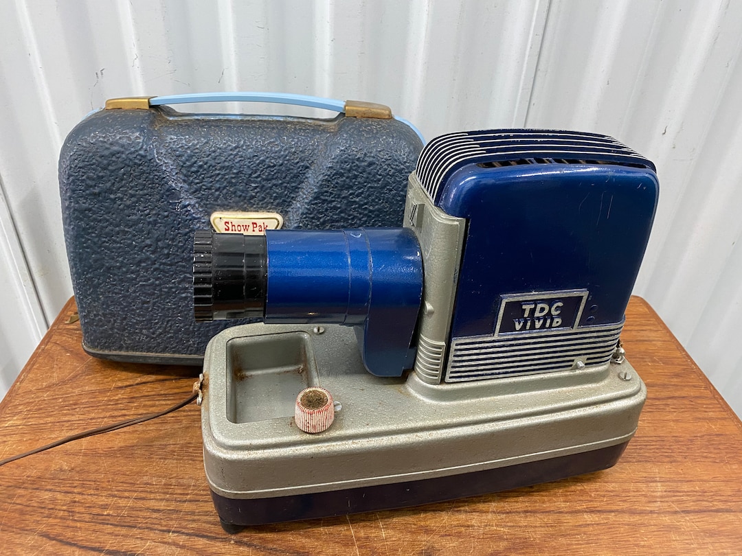 Vintage TDC Vivid Showpak 300 Slide Projector Model 123, Made in ...